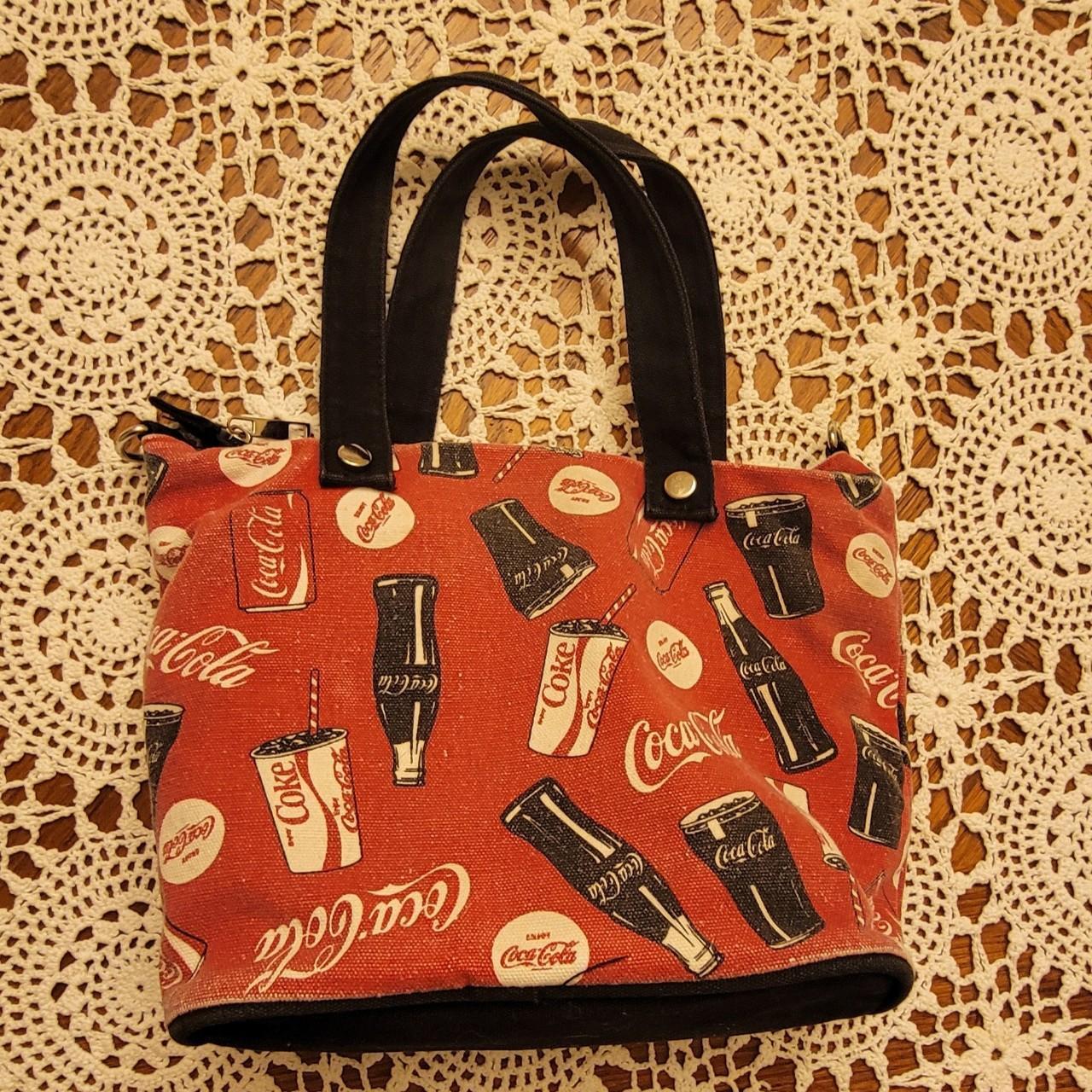 Official Coca-Cola purse with zipper - Depop