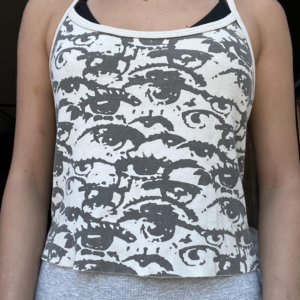 Brandy Melville Eyes tank top Make an offer No... - Depop