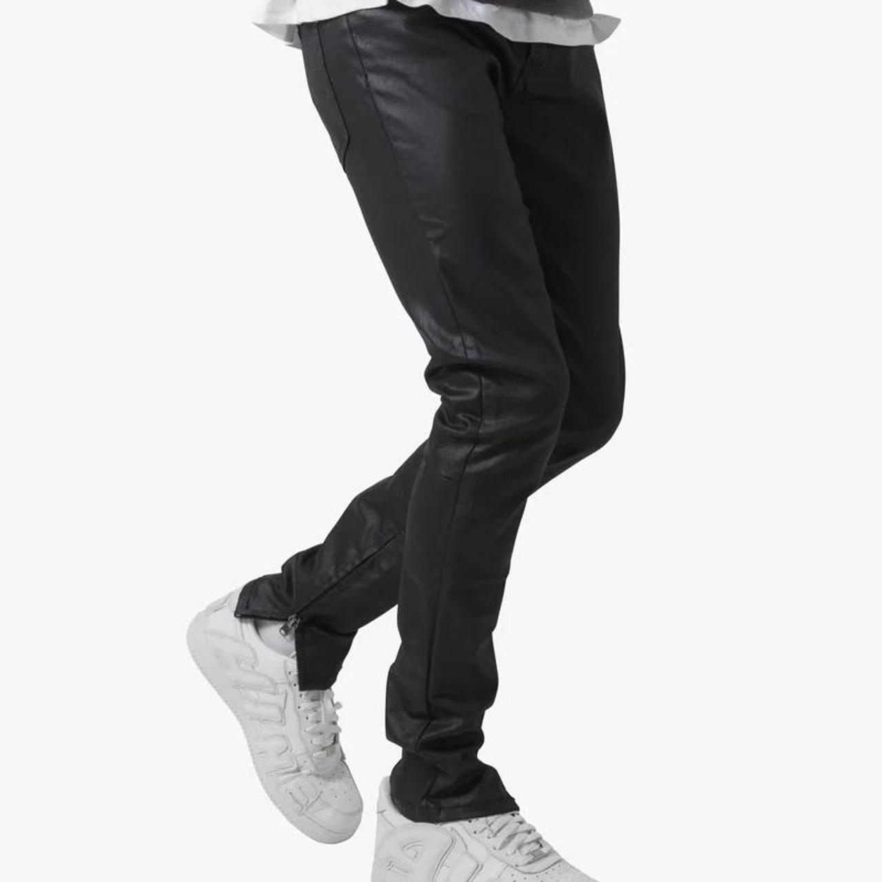 mnml size 33 pants wax denim never worn i didn’t... - Depop