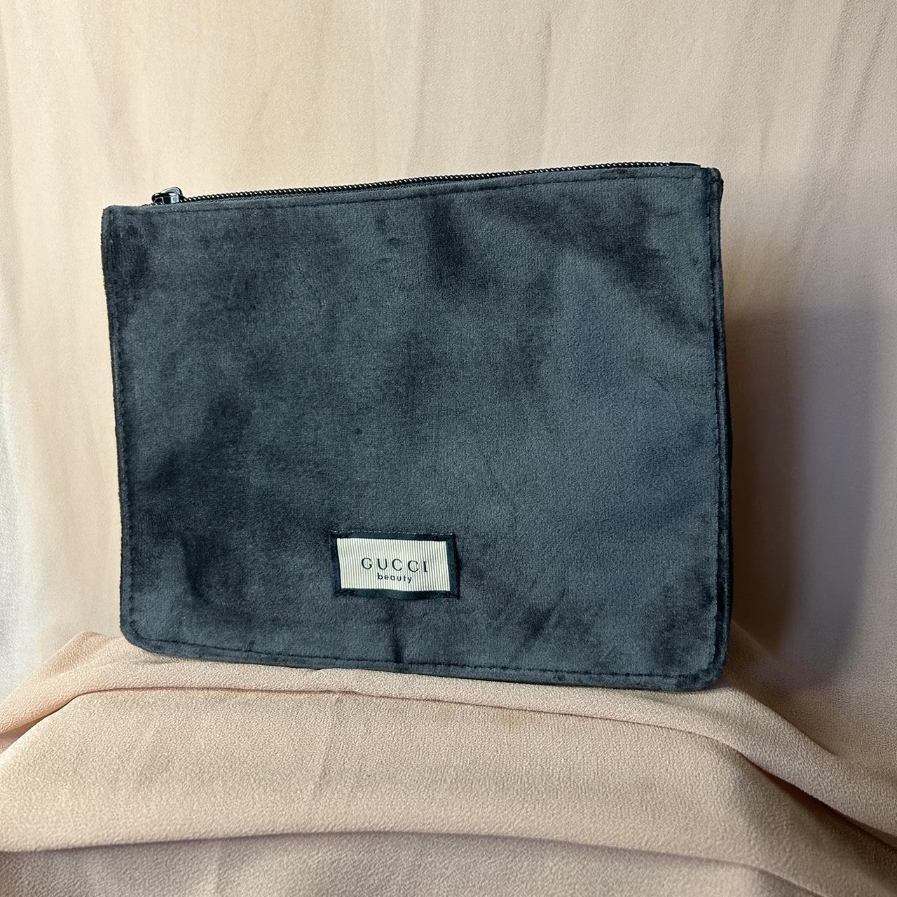 Brand new Gucci Beauty velvet make up bag travel... - Depop