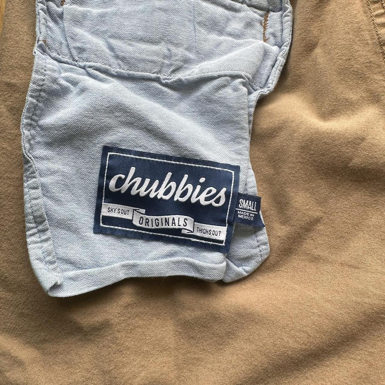 Tan Chubbies Shorts Mens size small 5.5”... - Depop