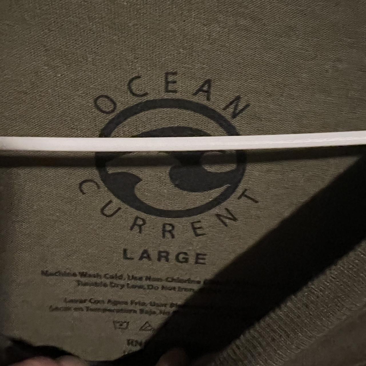 olive green ocean current brand “we’re all in this... - Depop