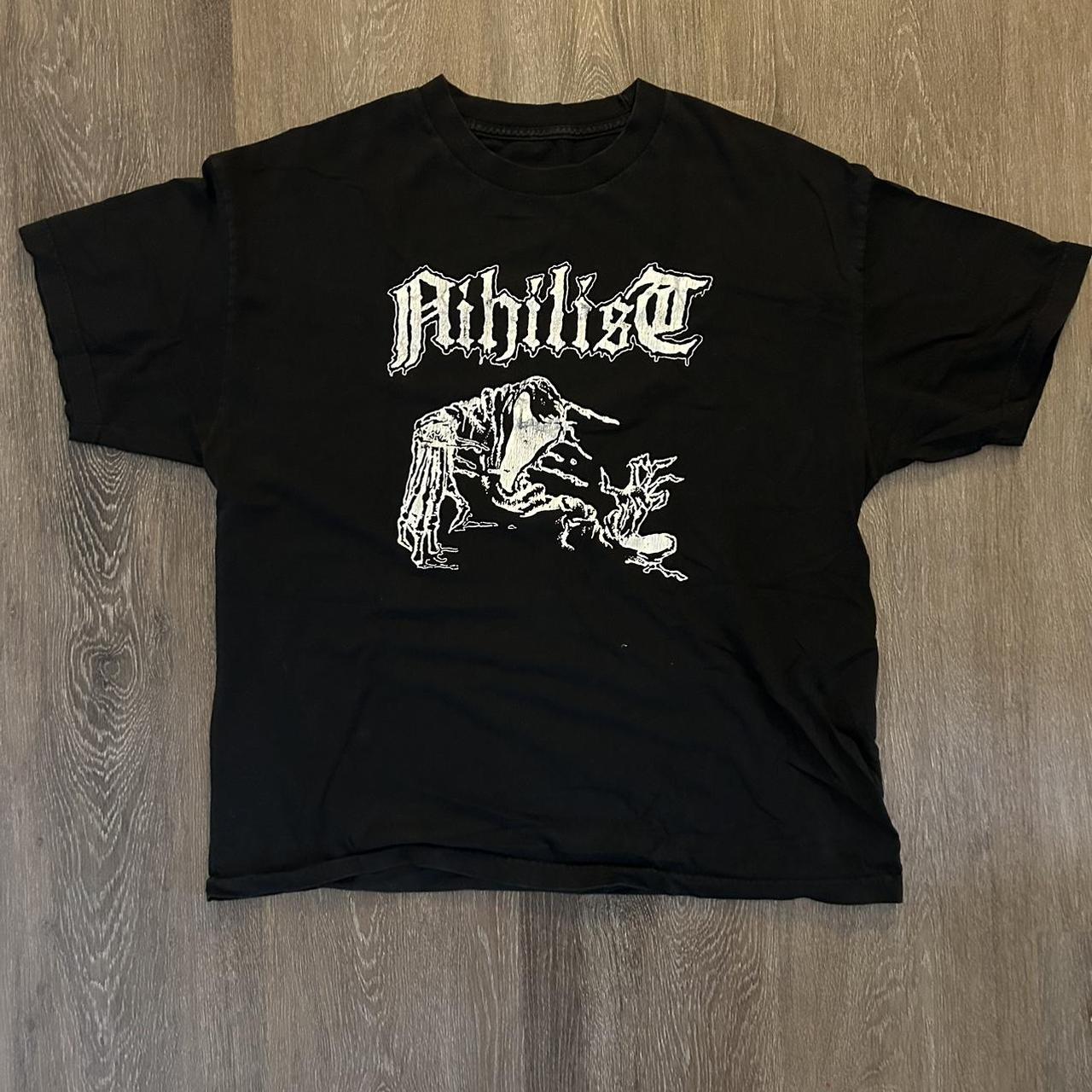 No Tags graphic tee fits like L - Depop