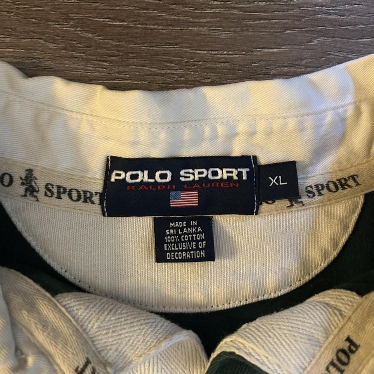Vintage XL polo sport rugby shirt - Depop