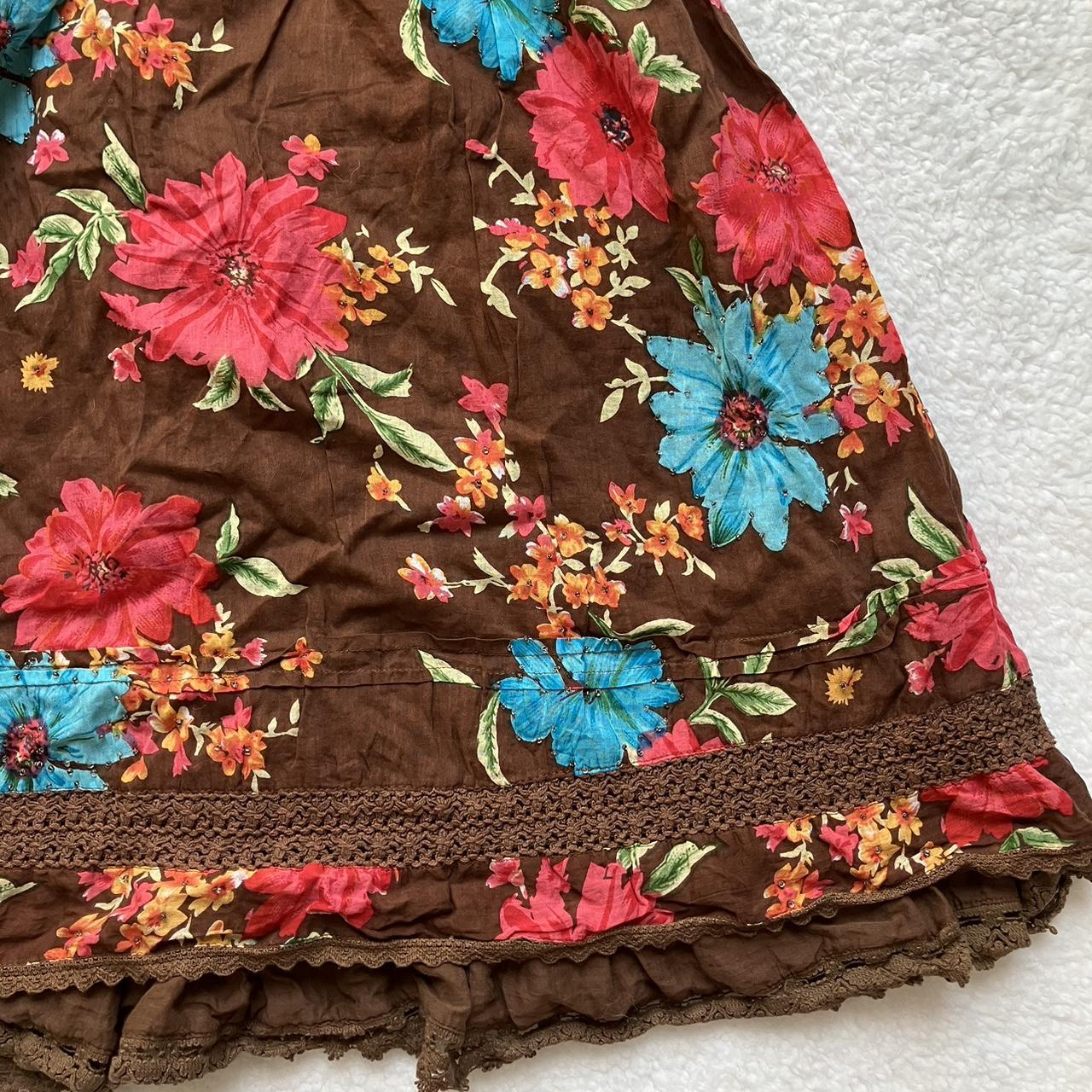 Floral babydoll dress coquette dollette style from... - Depop