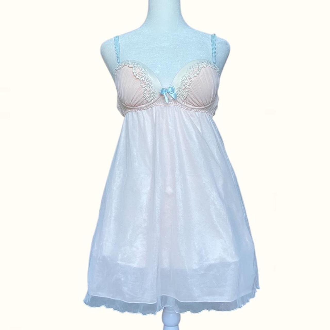 Babydoll coquette cami dollette fairy ruffle... - Depop