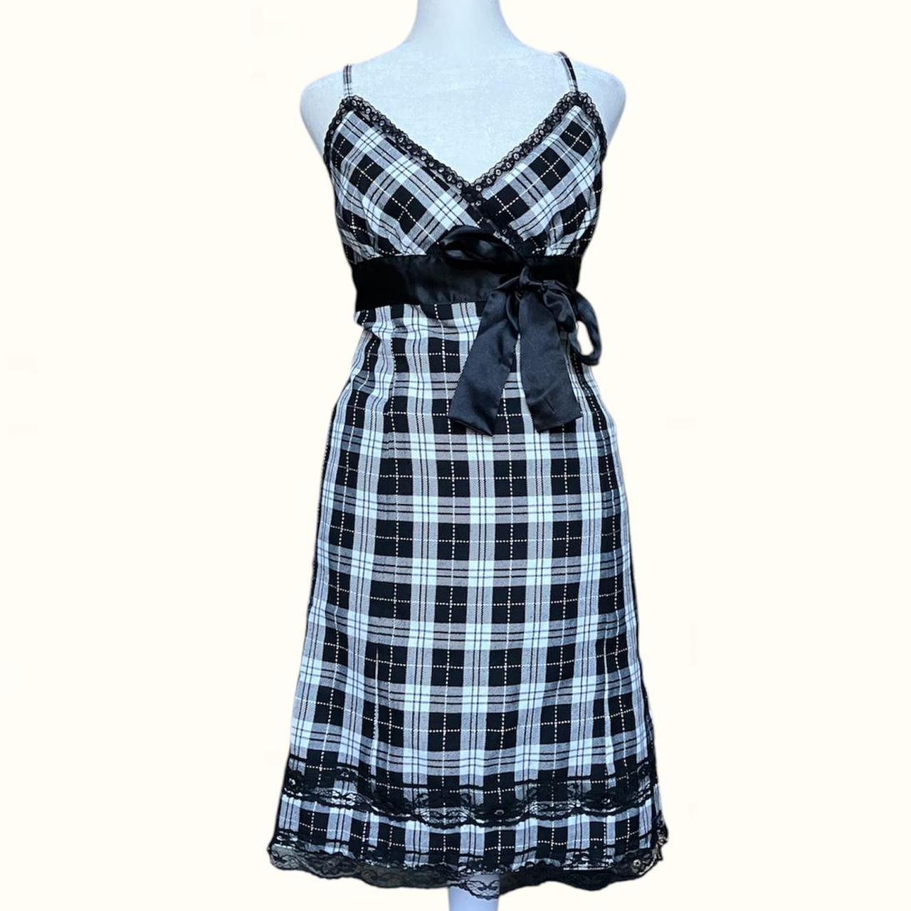 Coquette goth dress lace dollette babydoll grunge... | Depop