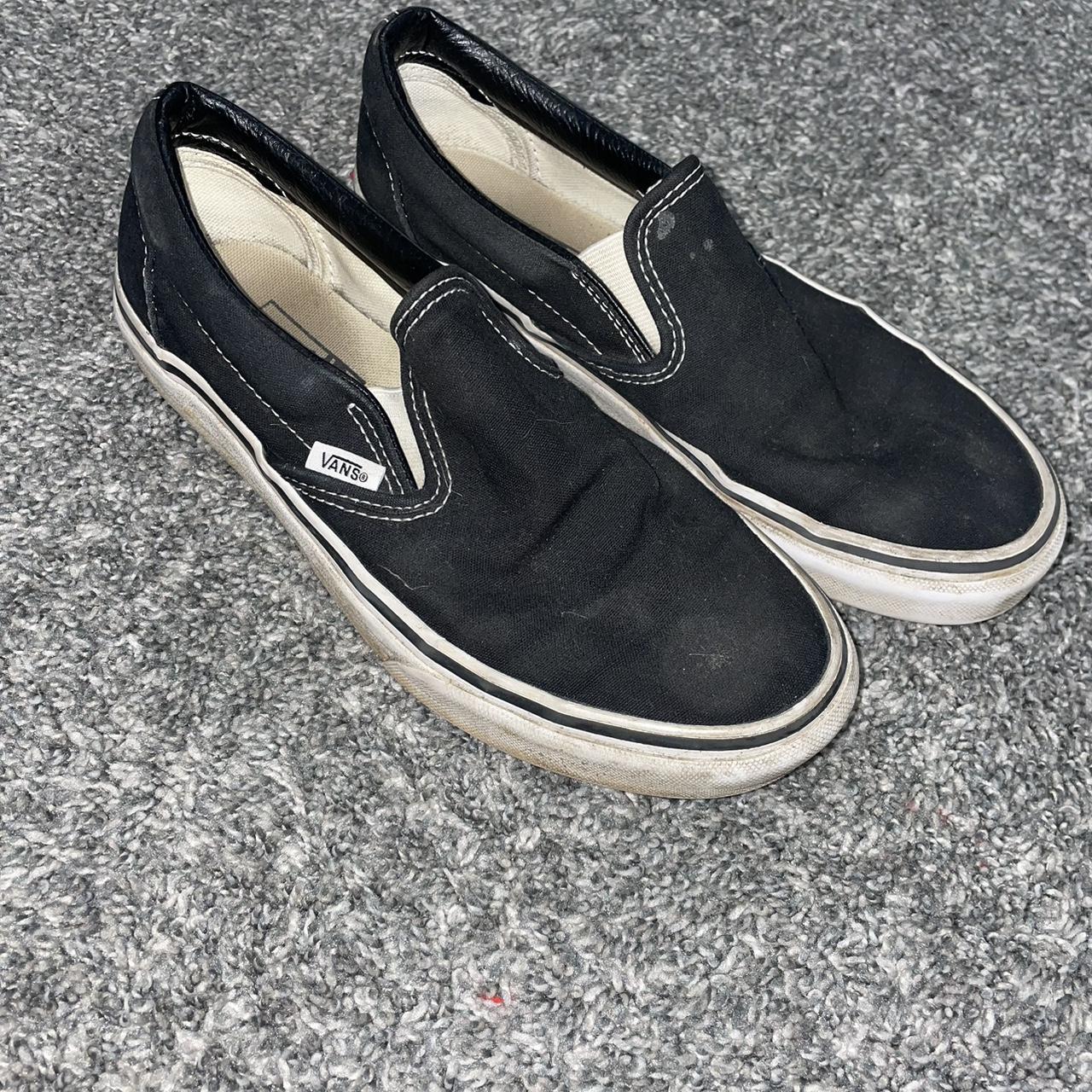 •black vans •size 7 1/2 •taking offers!! - Depop