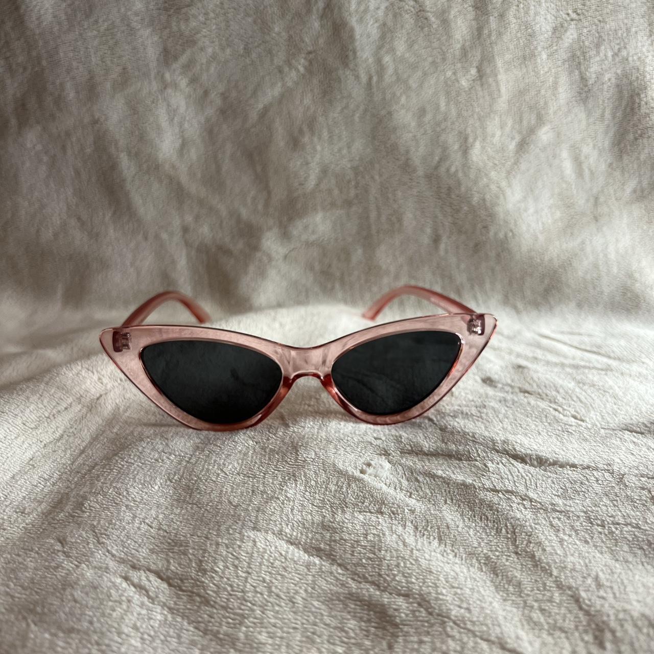 Pink Target Glasses - Depop
