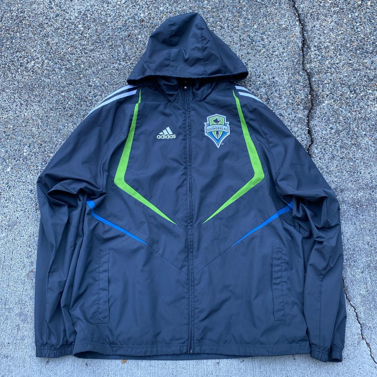 2013 Seattle Sounders Adidas Jacket Size Large Like... - Depop