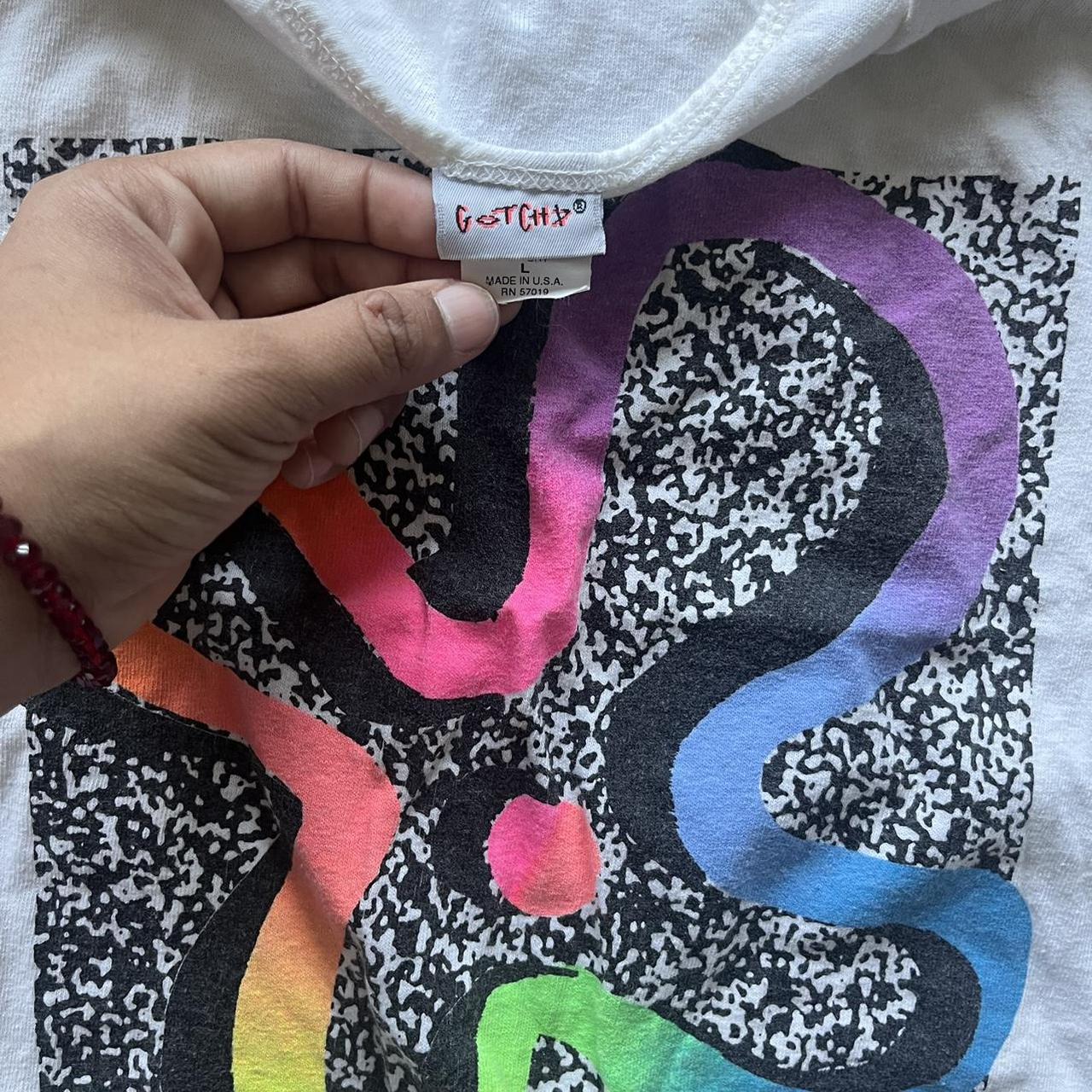 Gotcha Flower Crop Top Size: Large ( Length: 18" Pit... - Depop