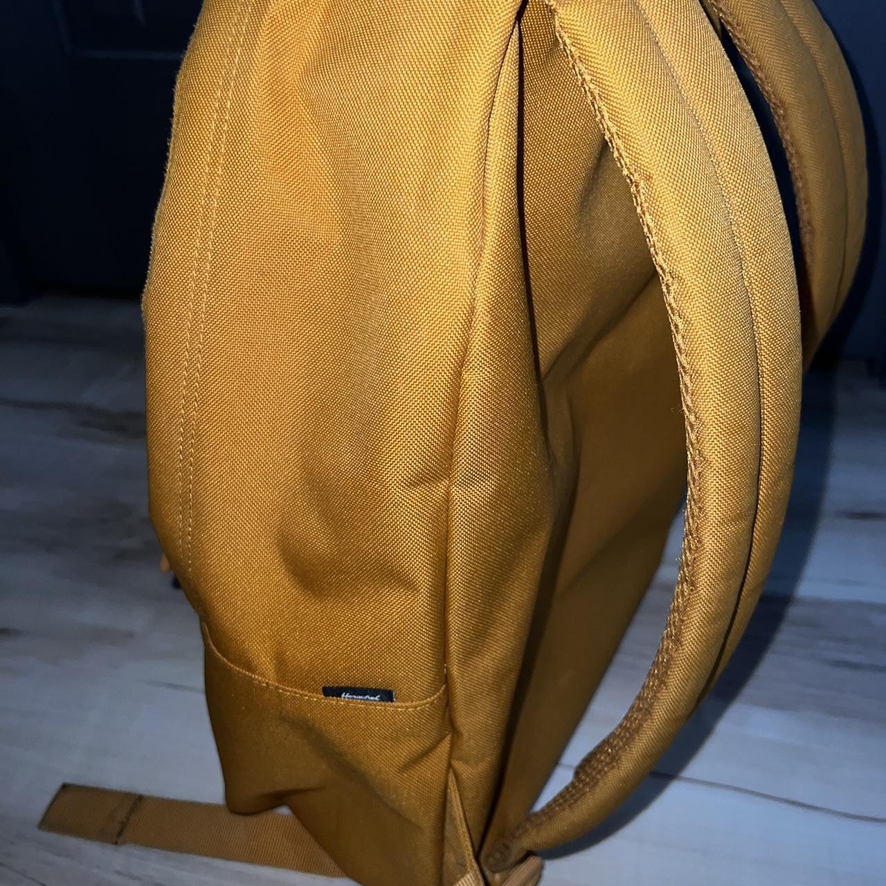 Herschel Mustard Colored Backpack Nothing wrong with... - Depop