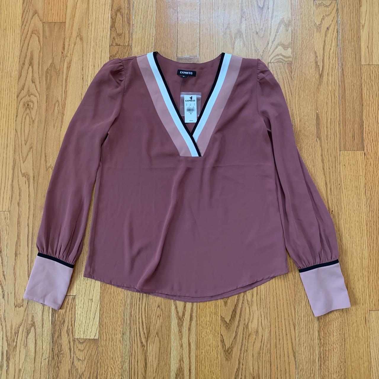 express NWT long sleeve shirt. great to wear for in... - Depop