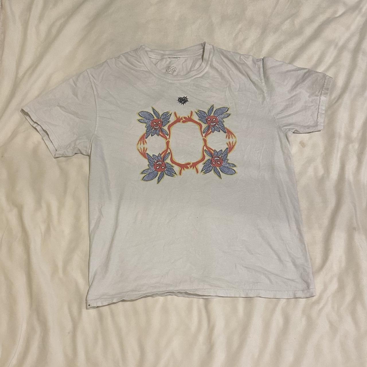 Bladee 2021 Sunflower tee (L) Lightly worn-perfect... - Depop