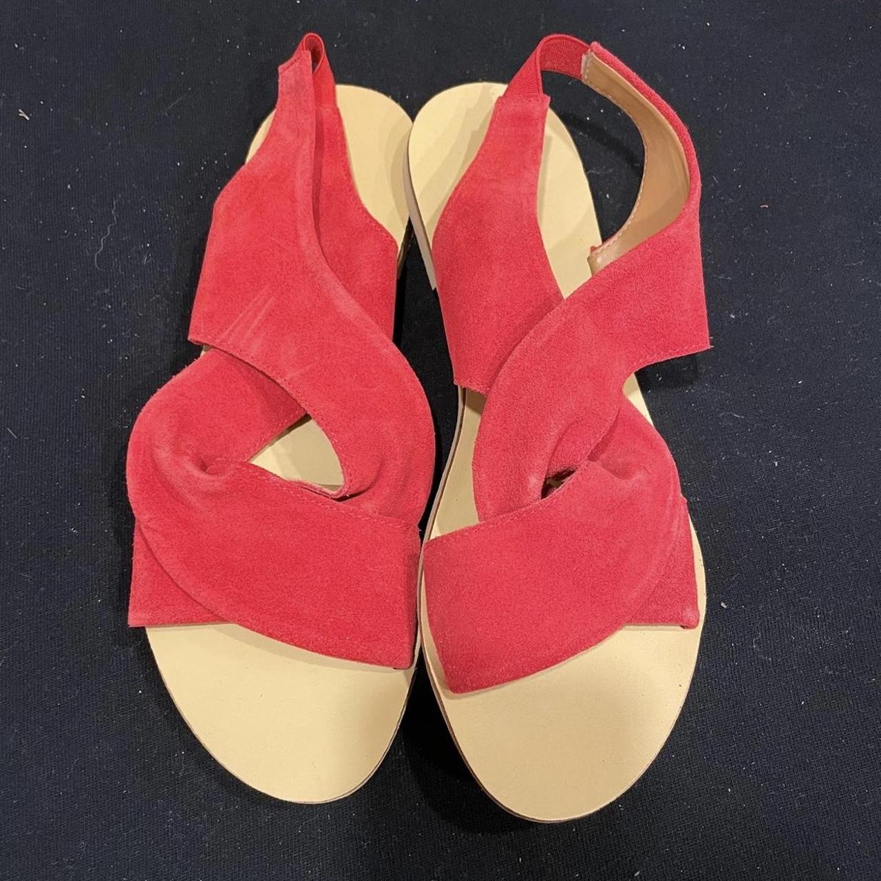 Women's Red Sandals | Depop
