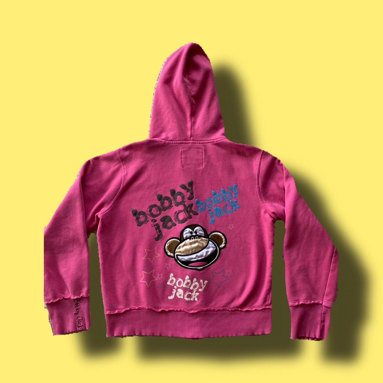 Pink Bobby Jack Zip Up Hoodie🎀 No size but could fit... - Depop