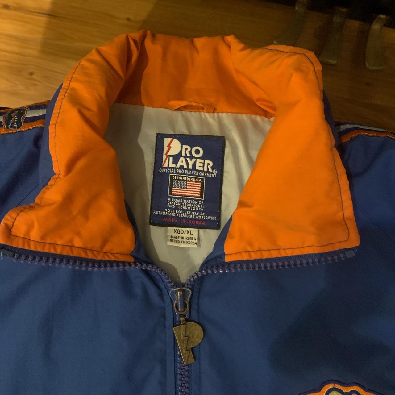 90s Florida Gators Pro Player Jacket Size XL Tear... - Depop