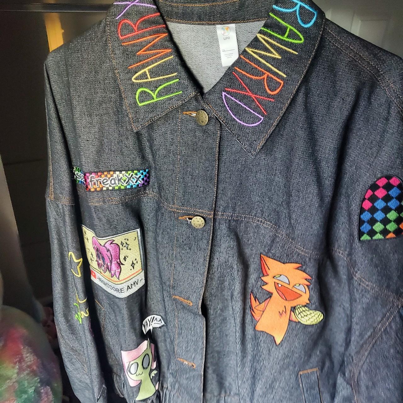 IZZZYZZZ CRINGE JACKET 2XL Never worn! #scene #emo... - Depop