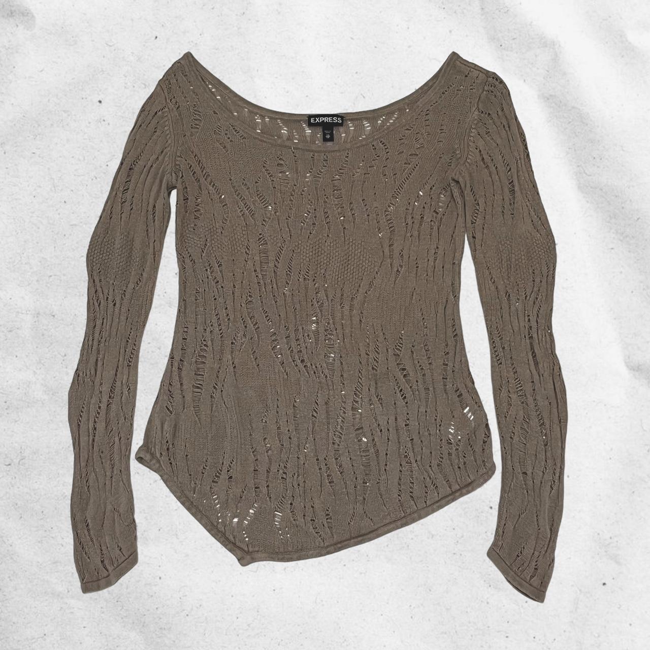 00s subversive knit top super soft and... - Depop