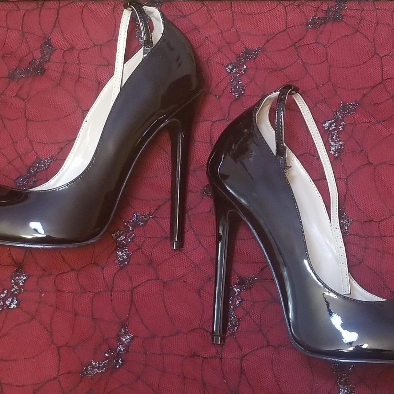 5" Heel Ankle Strap Pointed Toe Pleaser Pump. Only... - Depop