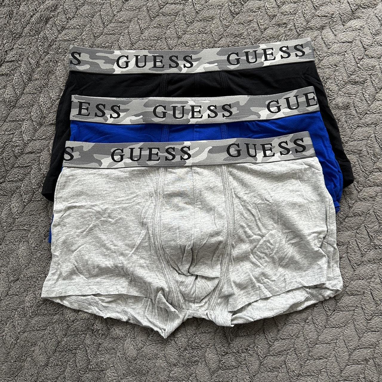 Men’s GUESS Boxers Briefs x3 Men’s boxers with camo... - Depop