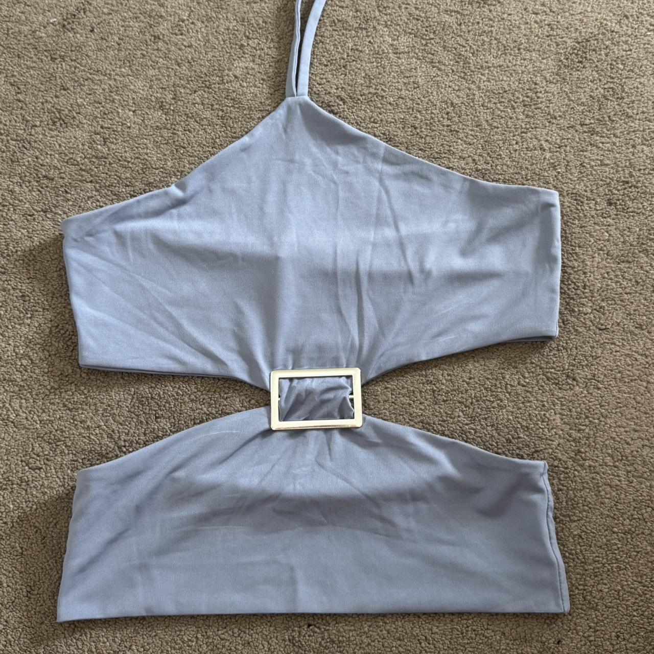Supre grey top never worn #supre #neverworn #top #grey - Depop