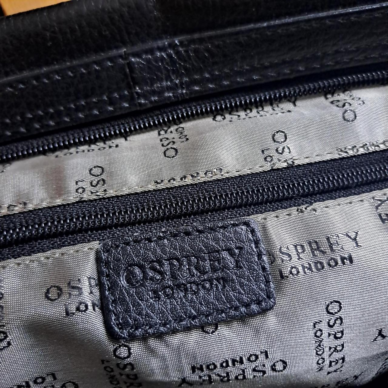 00s black baguette bag. Label says Osprey and looks... - Depop