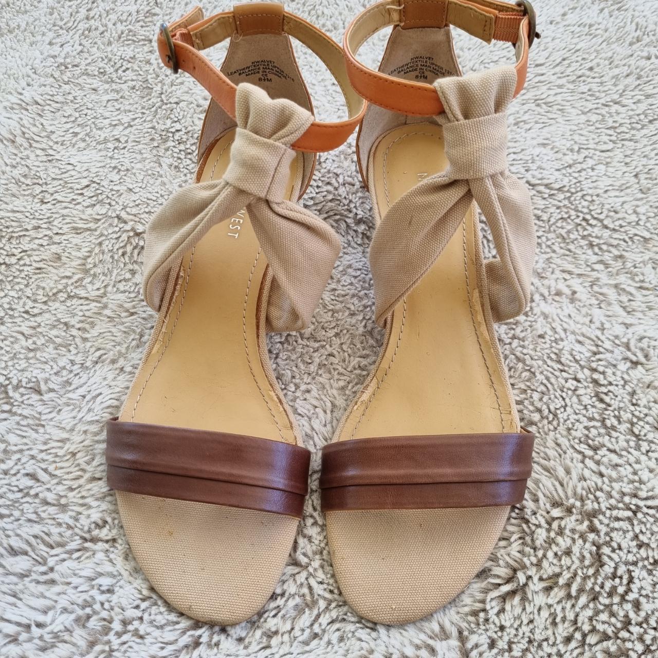 Cute sandals by Nine West - hardly worn and in great... - Depop