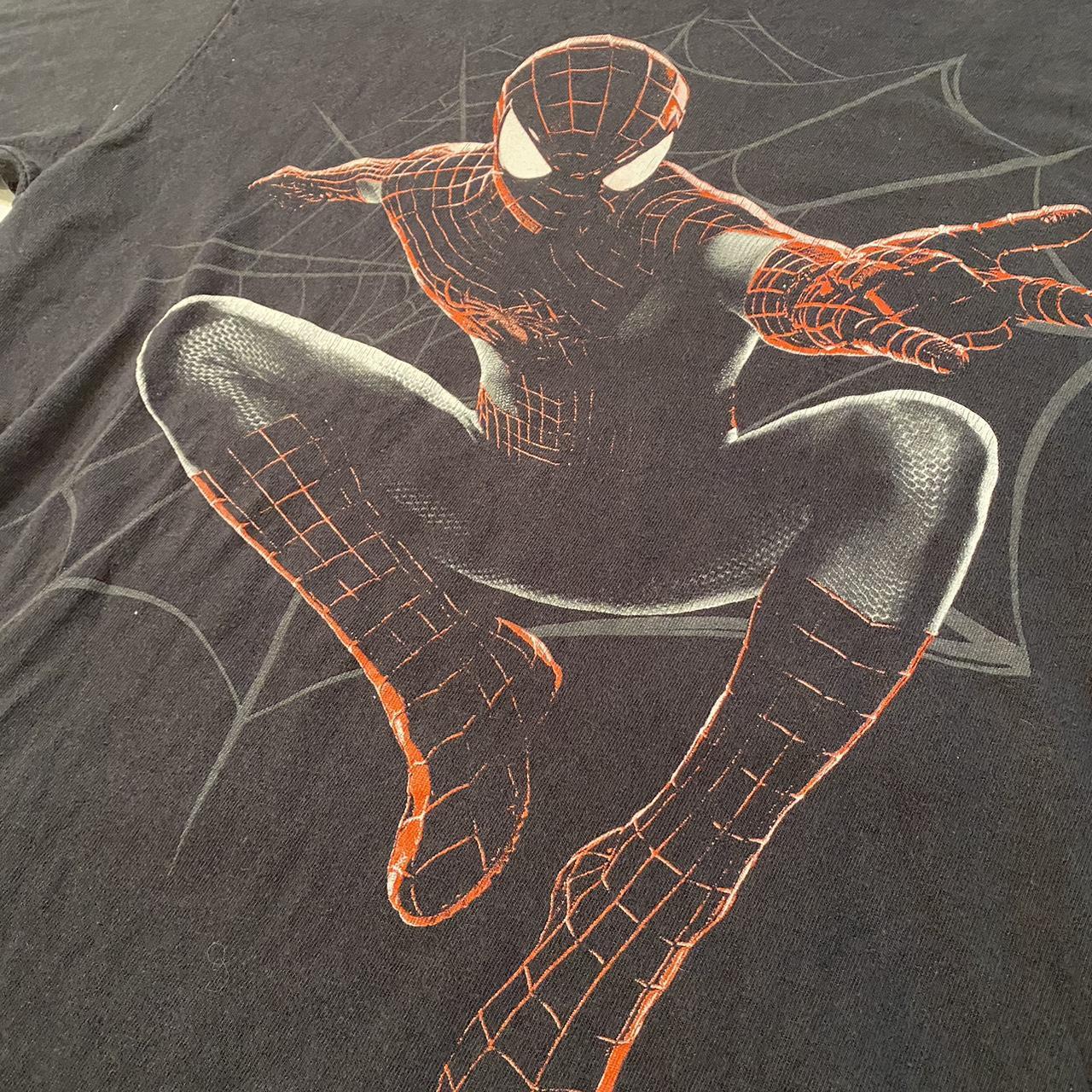 Black & orange Spider-Man 2 2014 tee #SpiderMan... | Depop