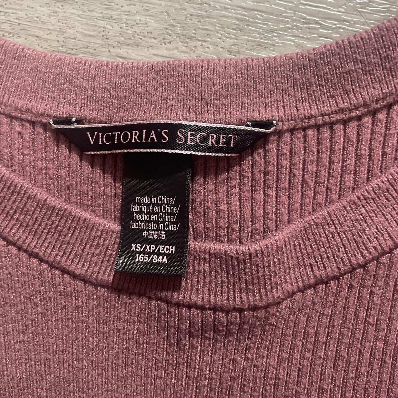 victoria secret purple shirt -stretchy, well... | Depop