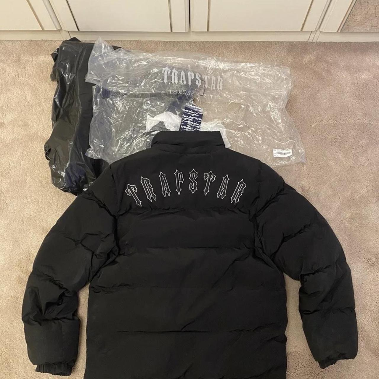 Trapstar Men's Black Coat | Depop