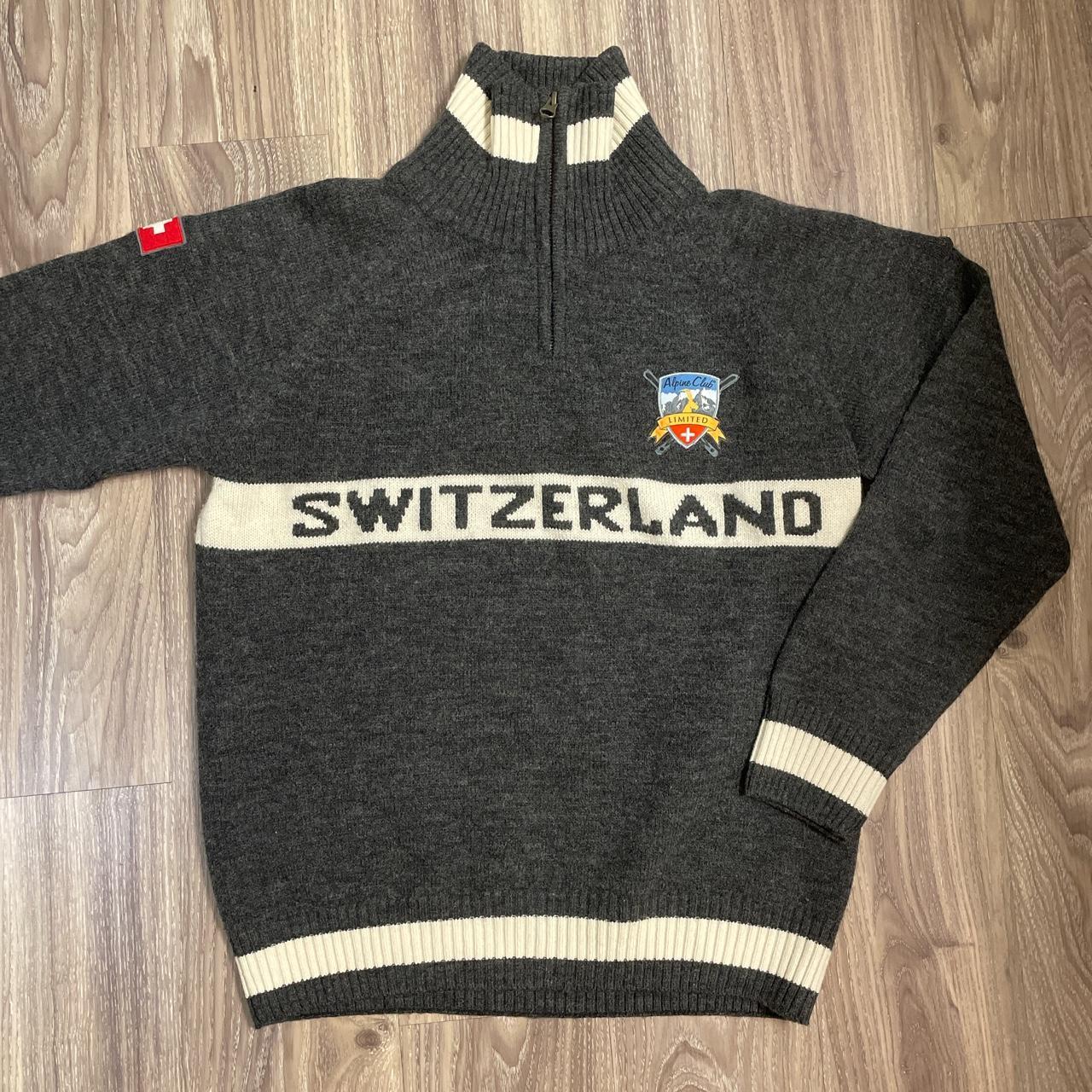 Alpine club Switzerland limited edition Merino wool... - Depop