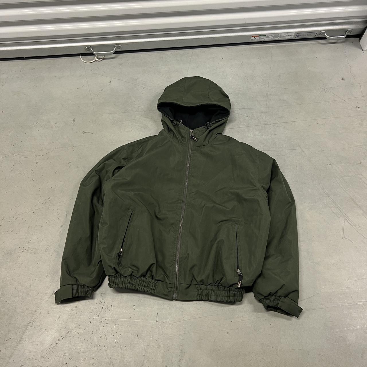 Men's Green and Khaki Jacket | Depop
