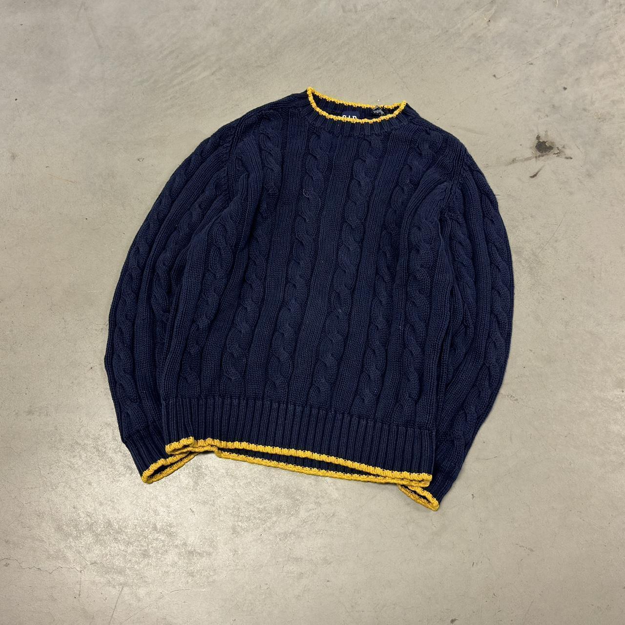 Vintage 90s Earth Tone GAP Pattern Sweater -About... - Depop
