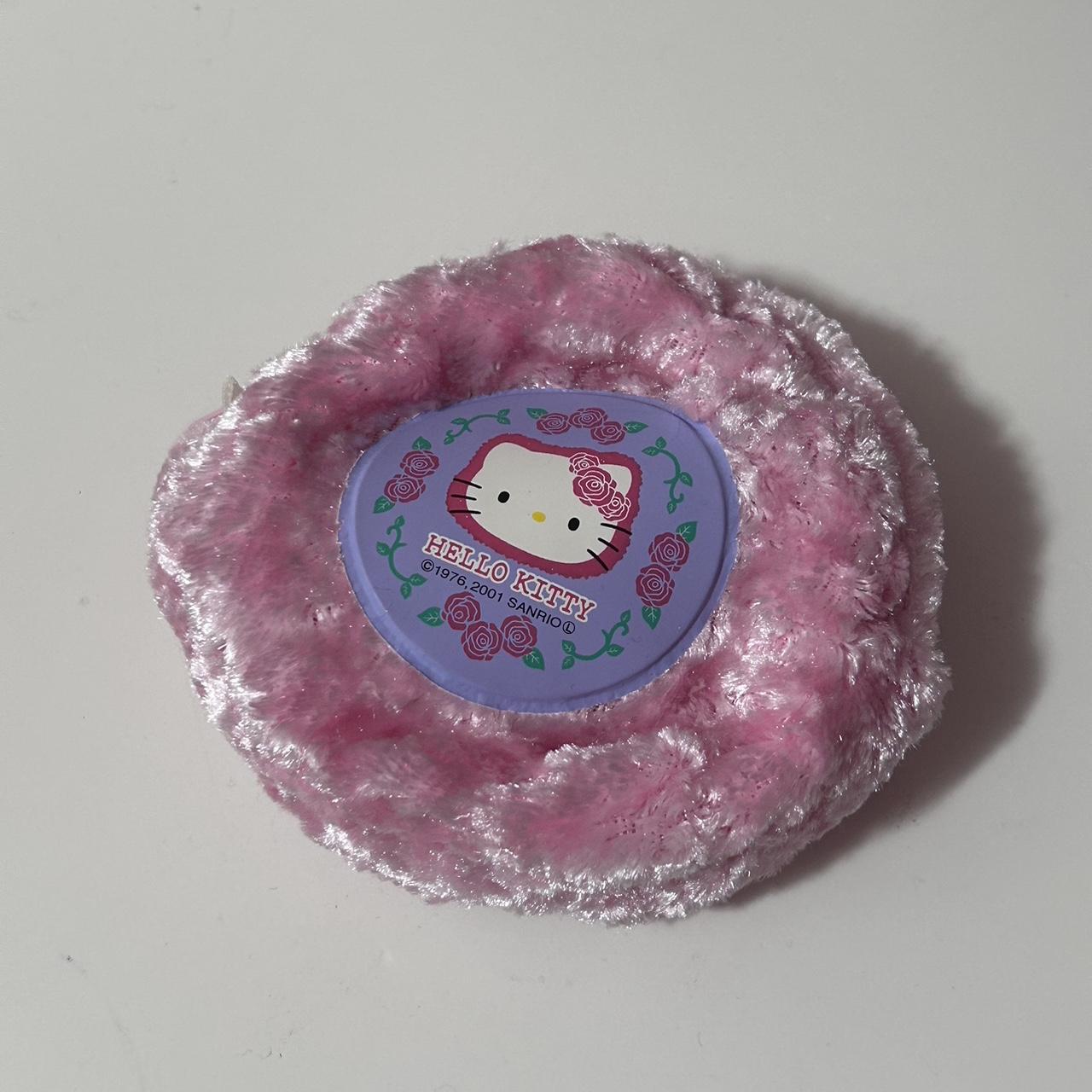 hello kitty pink furry coin pouch -2001 sanrio... - Depop