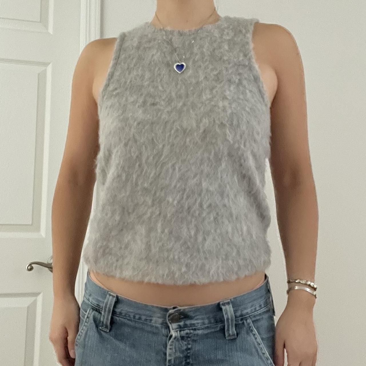 Our Legacy fuzzy tank top Sick neckline perfect... - Depop