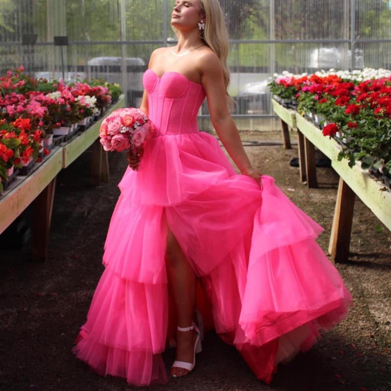 PROM DRESS! Size 4! Only thing done was adding a... | Depop