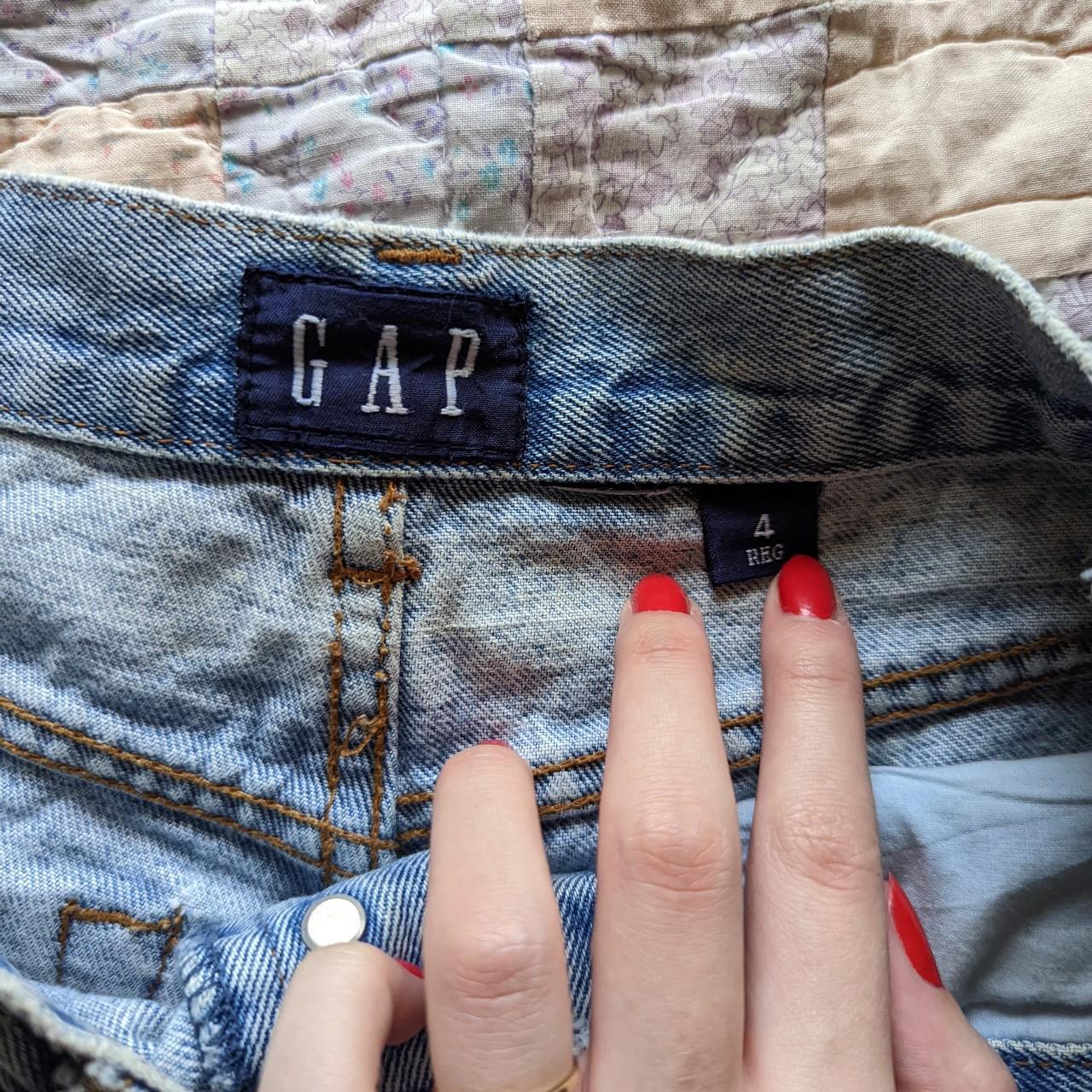 vintage gap cut off denim high waisted shorts! - Depop
