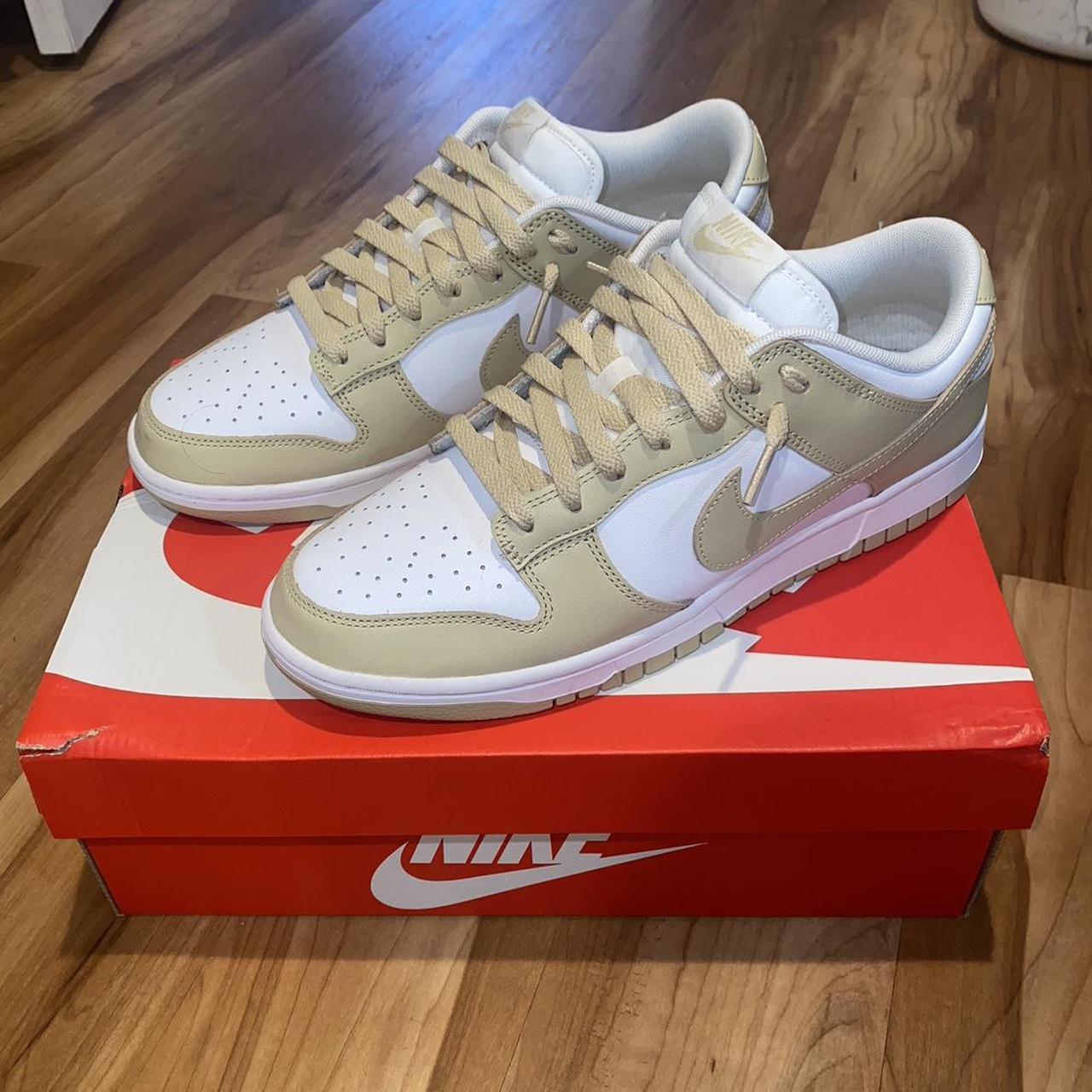 Nike Dunk Low /// Size 9.5 /// Gold comes with... - Depop