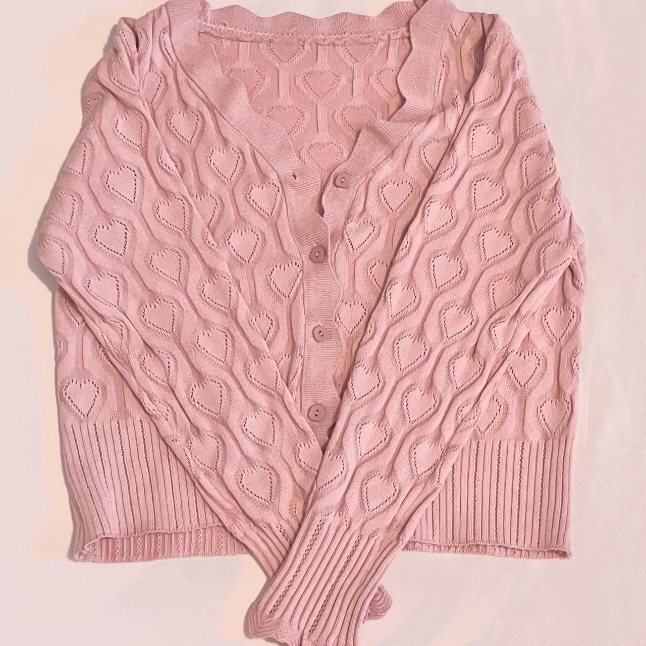 Women's Pink Cardigan | Depop