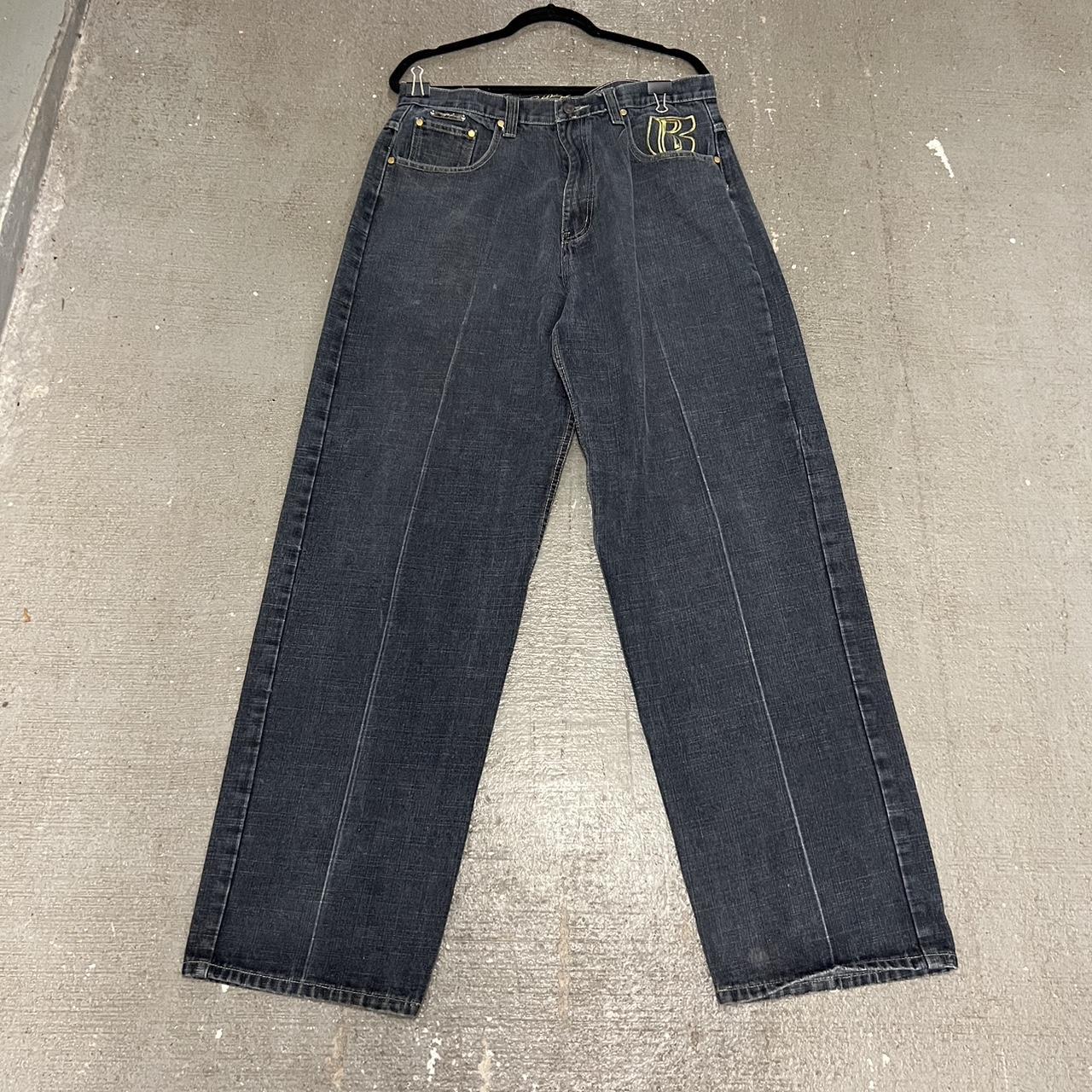 Ruff Ryders Y2K Jeans Straight leg Embroidered... - Depop