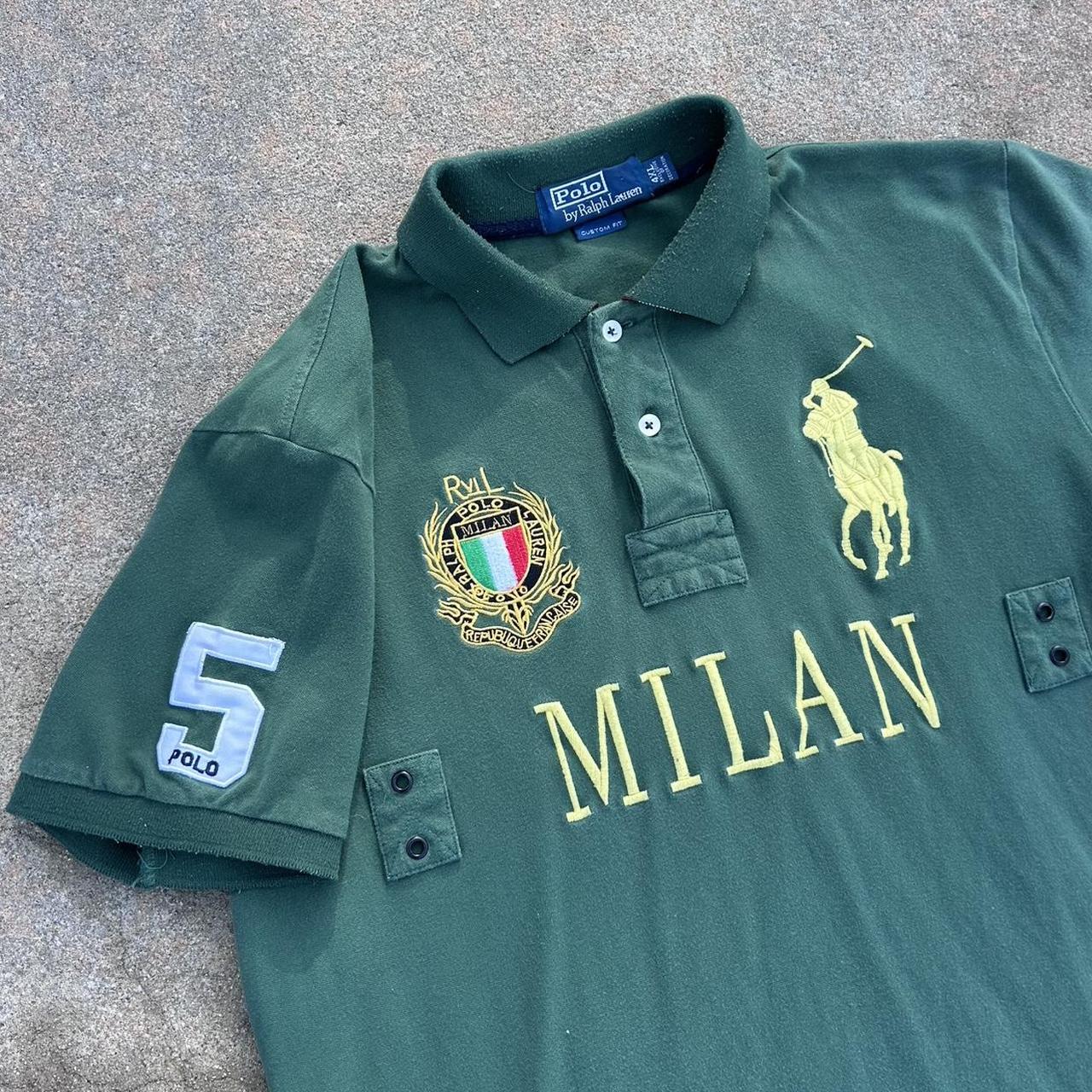 Y2K Chief Keef polo shirt INSANE big pony Milan... | Depop