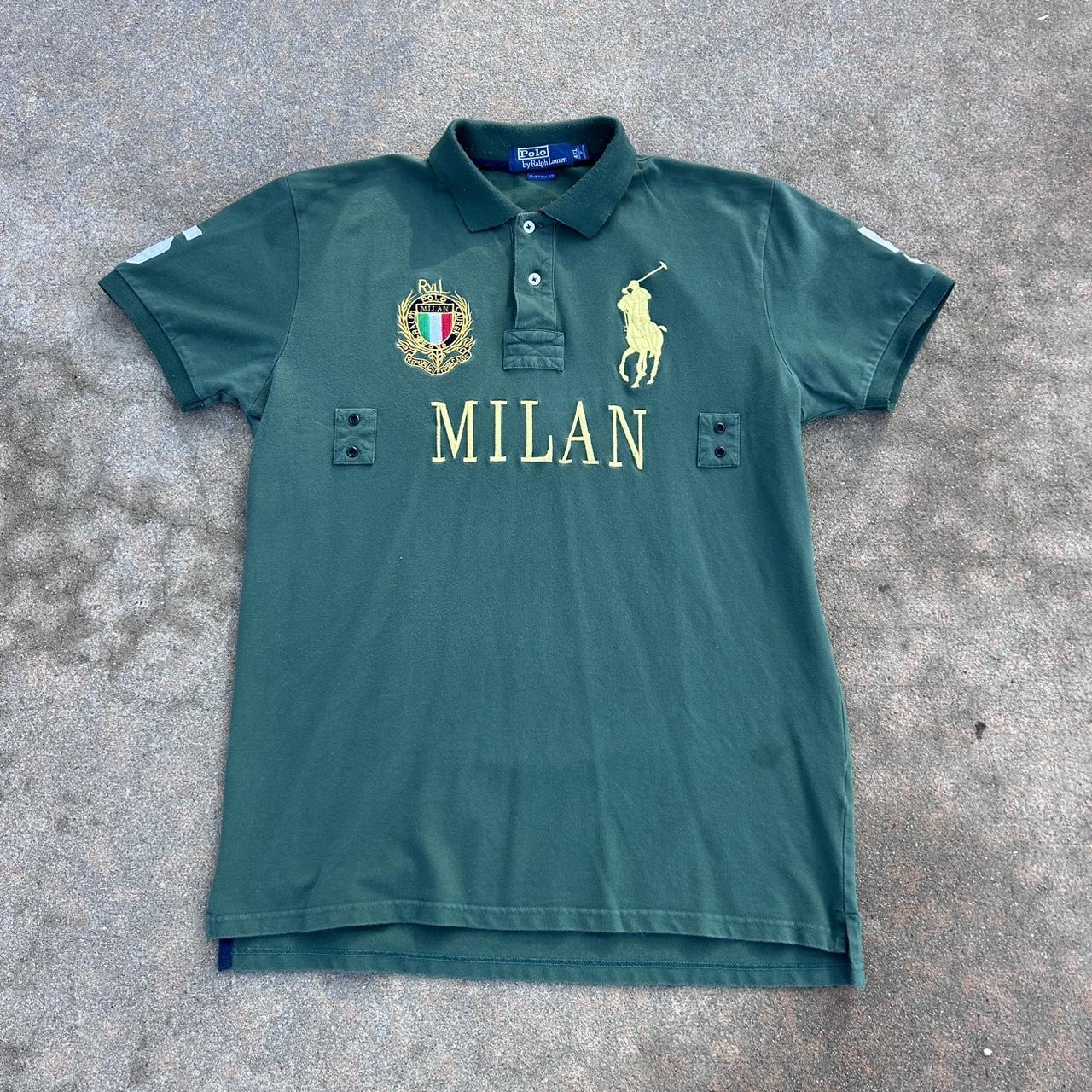 Y2K Chief Keef polo shirt INSANE big pony Milan... | Depop