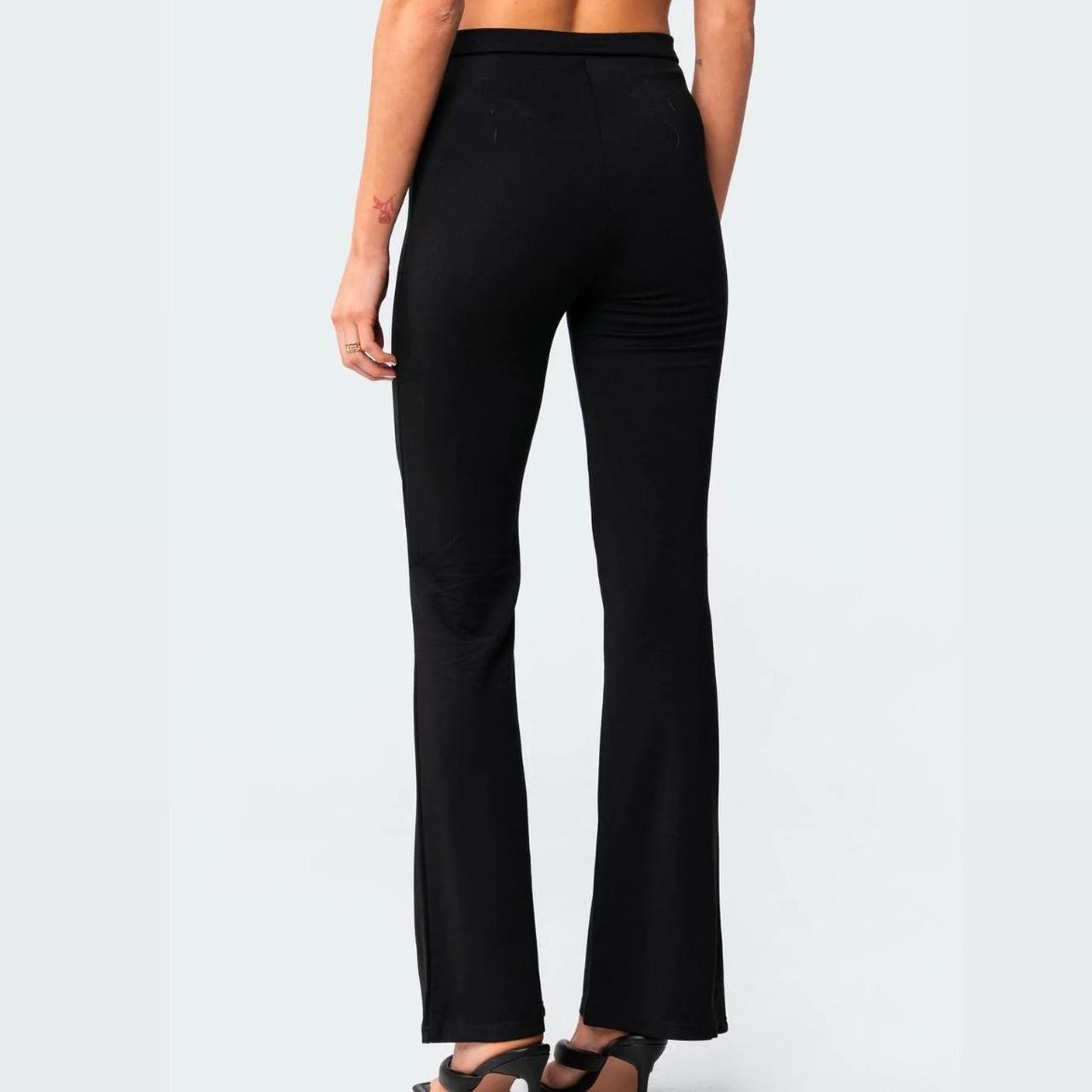 gathered v-cut pants - super flattering cut, only... - Depop