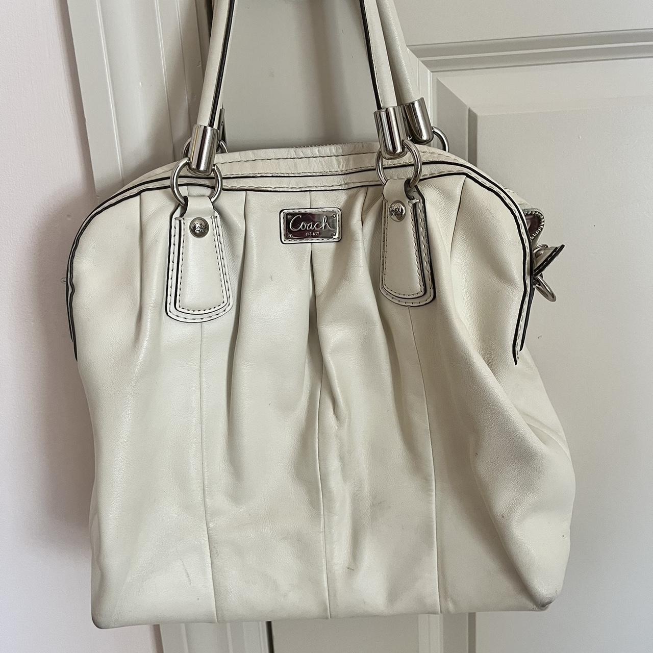 Coach Women's Cream Bag | Depop