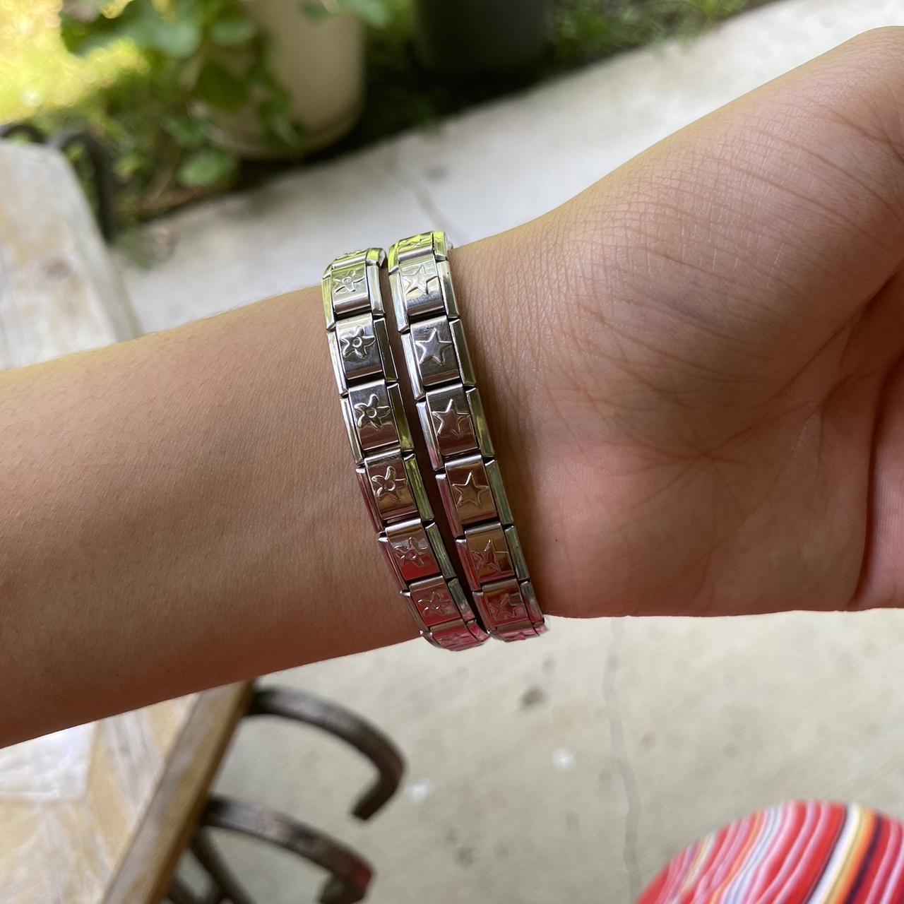 Italian charm bracelet / star ⭐️/ stainless steel /... - Depop Italian charm bracelet / star ⭐️/ stainless steel /... - Depop