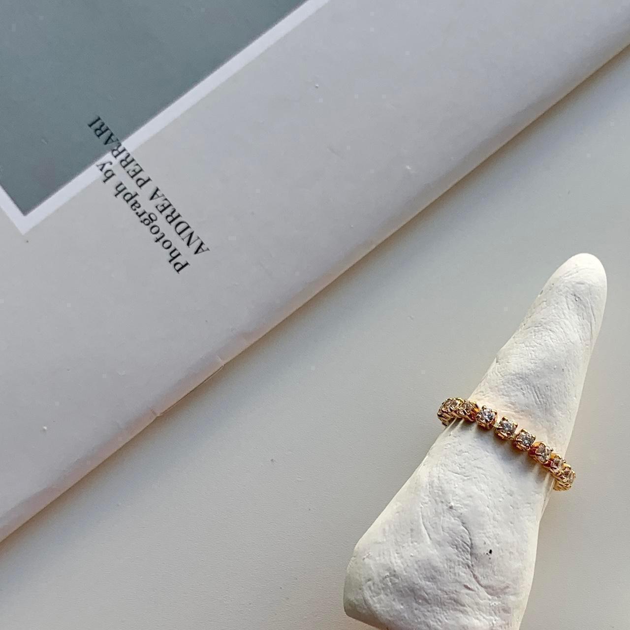 Minimalist twinkle gold hoop ring Very chic design... - Depop