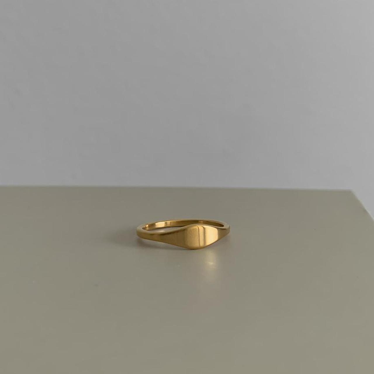 Minimalist Narrow cambered surface ring Very chic... - Depop