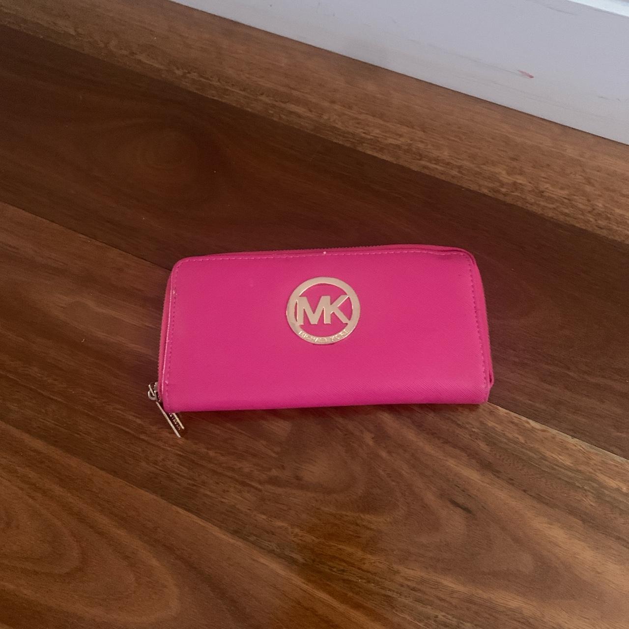Michael Kors Pink Wallet (gift from Bali) Excellent... - Depop