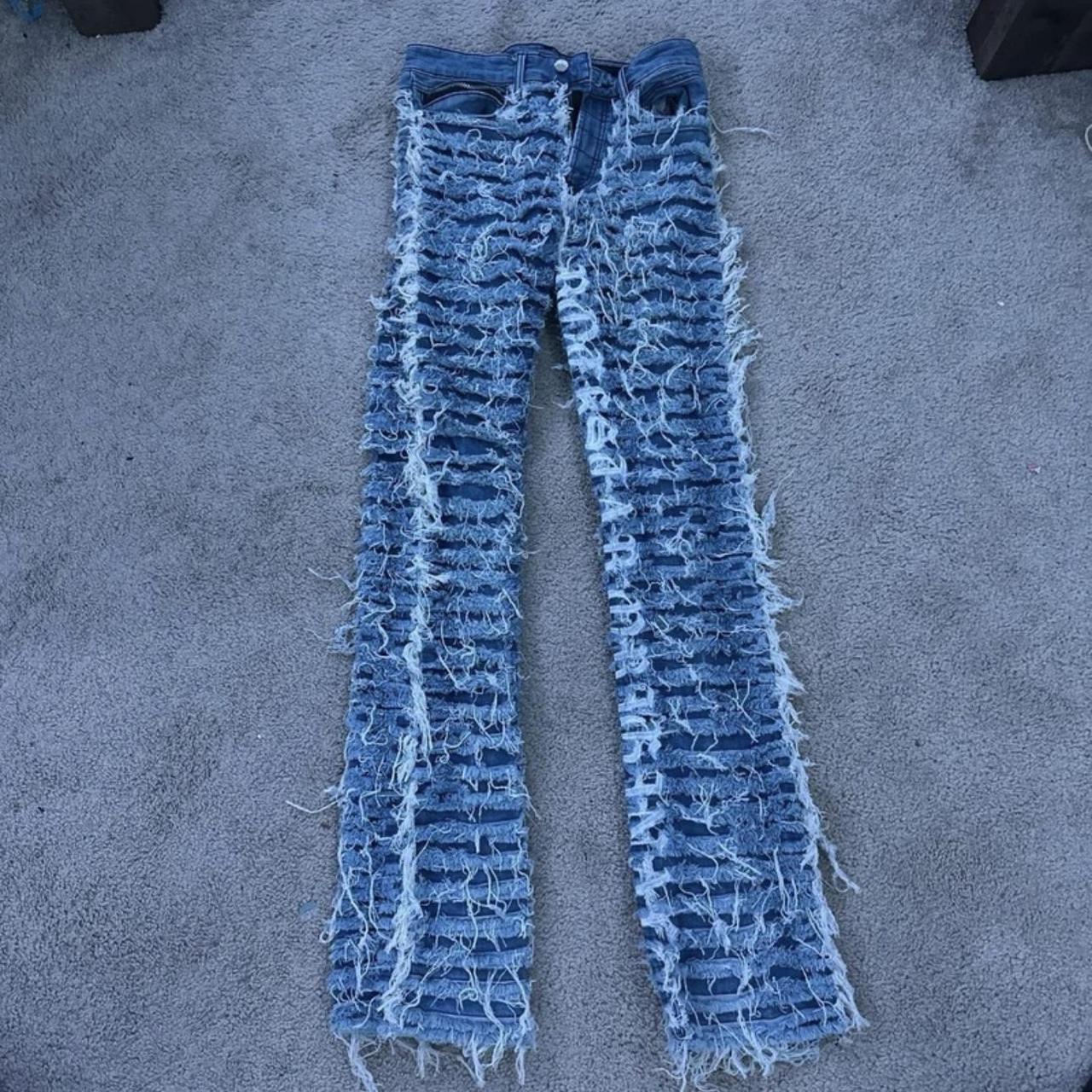 Stacked jeans from RockStar orginal for 55, Size 30... - Depop